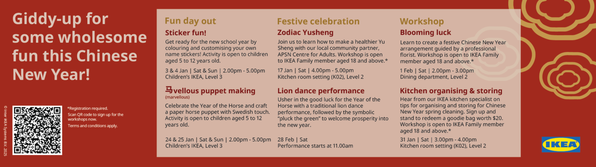 Giddy-up for some wholesome fun this Chinese New Year at IKEA Jurong at Jem